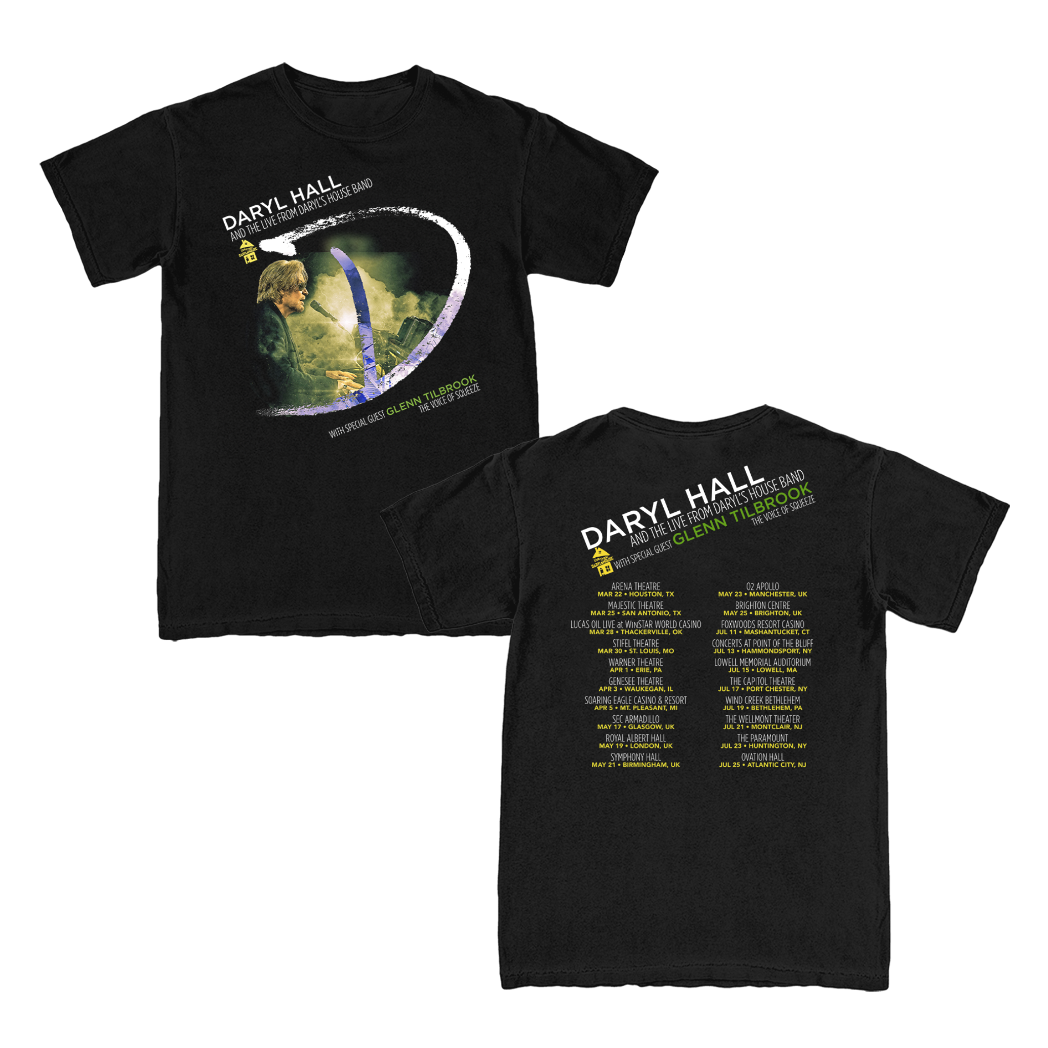 2025 Tour Tee | Official Daryl Hall Merch Store